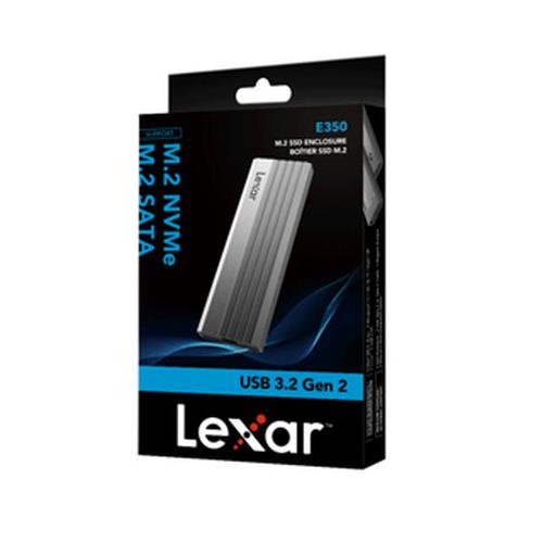 Promo Lexar E350 SSD Enclosure M.2 NVMe / SATA SSD External Case USB 3. ...