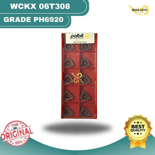 Jual INSERT WCKX 06T308 GRADE PH6920 - MERK PALBIT - Insert Pahat Bubut ...