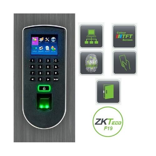 Jual ZKTeco F19 Fingerprint Standalone Access Control Door Original ...