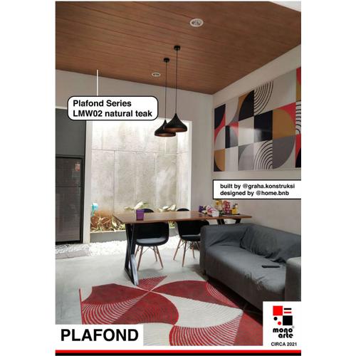Jual Plafon PVC Motif Kayu Monoarte 6m x 30cm, list disini - List Siku ...