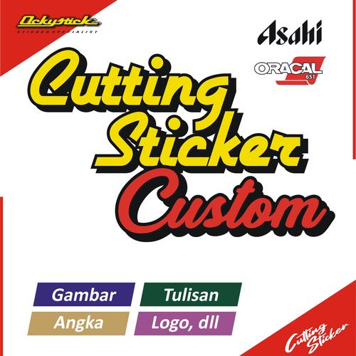 Jual cutting sticker Custom logo dan tulisan - Jakarta Pusat ...
