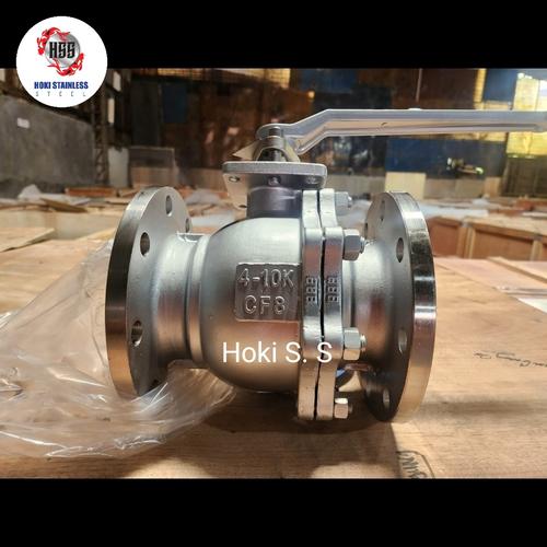 Jual Ball Valve JIS 10K SS304 Flange 4" inch / DN 100 - Jakarta Barat ...