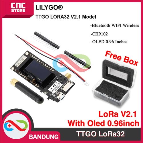 Jual LILYGO TTGO LoRa32 LoRa V2.1 915MHz 433MHz ESP32 OLED 0.96 WIFI ...