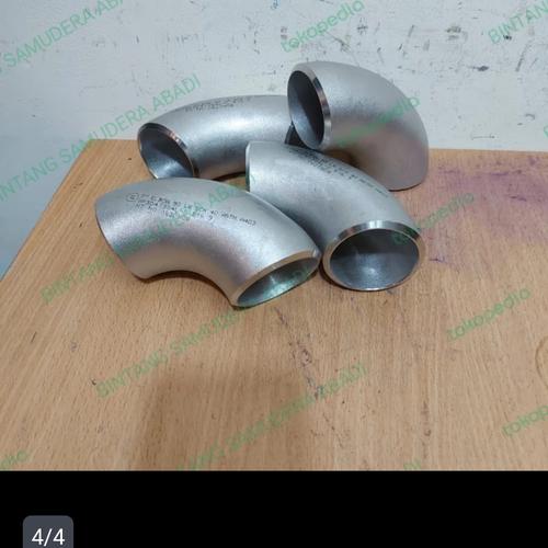 Jual elbow las stainless seamless 3/4" inch sch40 ss304 knee las sch40 ss304 3/4" inch - Jakarta ...