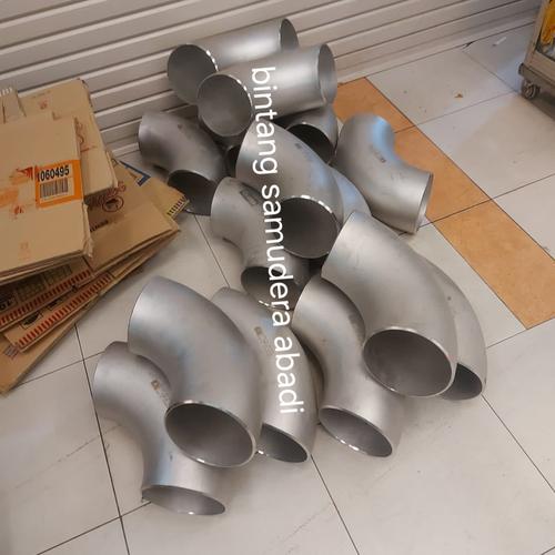 Jual elbow las stainless seamless 1/2" inch sch10 ss304 knee las ...