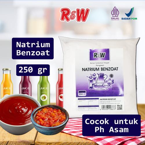 Jual Natrium Benzoat Pengawet Makanan Minuman Rajawali R&W RW 250 g ...