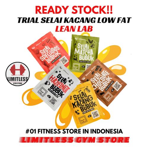 Jual Lean lab PEANUT BUTTER Powder 3 Sachet - Selai Bubuk 13 Gram ...