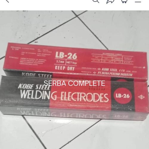 Jual KAWAT LAS LB26 3.2MM KOBE STEEL Kawat Las LB 26 3,2MM 3.2 MM 5kg 5 ...