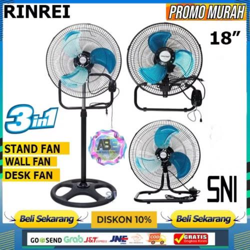 Jual Kipas Angin Rinrei 3 IN 1 Tornado Fan - Kota Medan - Hanny Houseware | Tokopedia