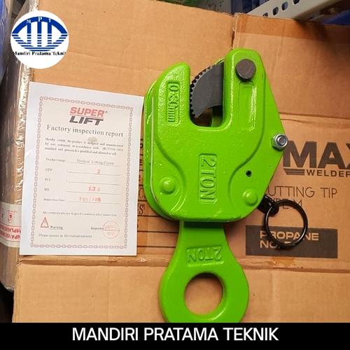 Jual vertical lifting clamp 2 ton/alat angkat vertikal lifter 2000kg ...