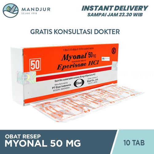 Jual Myonal 50 Mg 10 Tablet / Nyeri Otot - Jakarta Pusat - Apotek ...