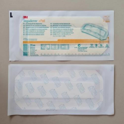 Jual 3M Tegaderm 3591 + Pad / Plester Luka Transparant Tahan Air ...
