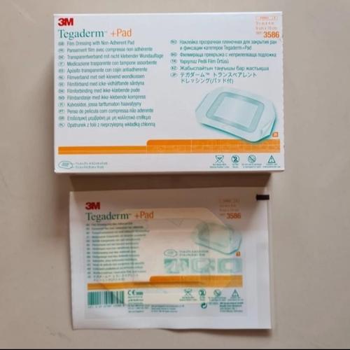 Jual 3M Tegaderm 3586 + Pad / Plester Luka Transparant Tahan Air ...