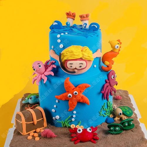 Promo Cake Topper Tema Lautan / Hiasan Kue Tema Pantai / Cake Topper ...