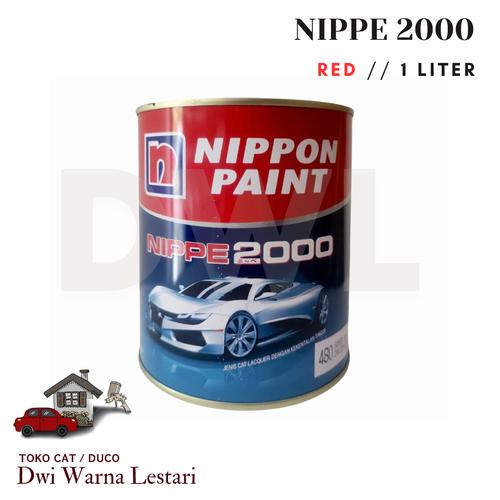 Jual Nippe 2000 RED (1 liter) // NIPPON PAINT CAT DUCO BESI DAN KAYU ...