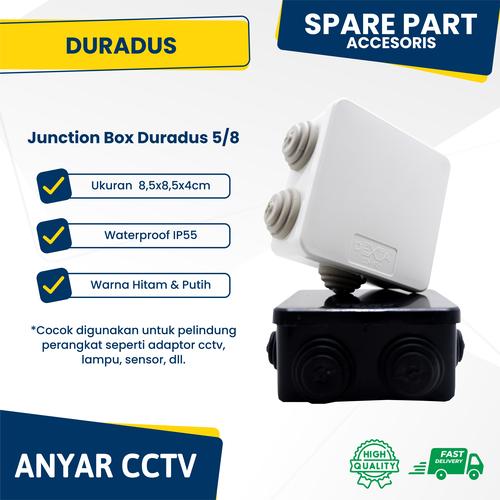 Jual JUNCTION BOX WATERPROOF / DURADUS CAMERA CCTV 5/8 inch - Hitam ...