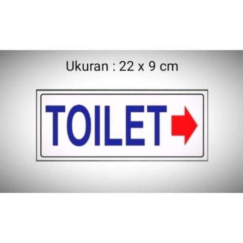 Jual Petunjuk Toilet, Sign Board Acrylic Toilet, Sign label Akrilik ...