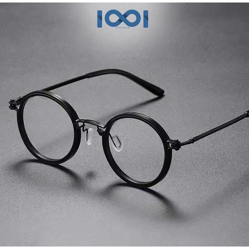 Promo Kacamata Frame Bulat Lensa Photocromic Blueray Anti Cahaya Biru ...