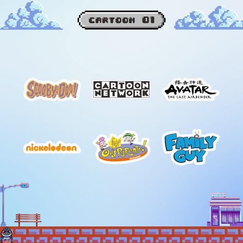 Jual Sticker Cartoon 01 Logo (Single) - Nickelodeon - Kota Bandung ...