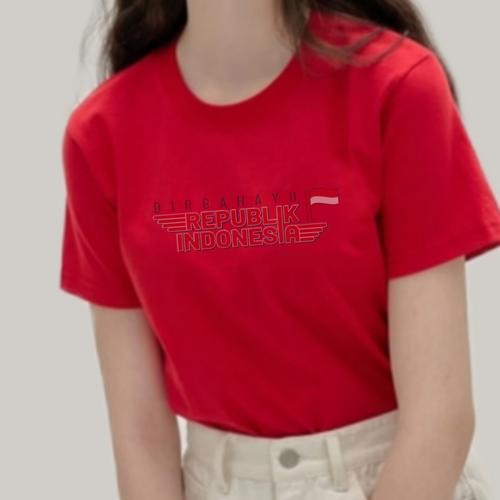 Promo Baju Kaos Distro Dirgahayu Republik Indonesia Unisex Roun Neck ...