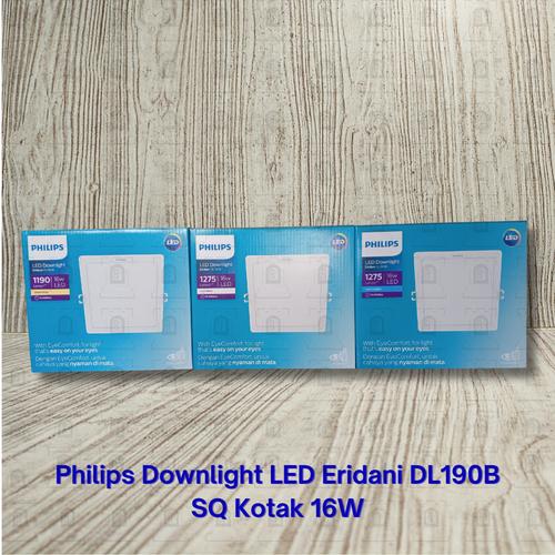 Promo Lampu Philips Downlight Eridani DL190B Kotak LED12 D150 16W SQ ...