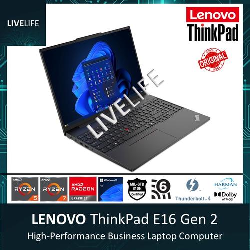Jual LENOVO ThinkPad E16 Gen 2 / Generation 2 / G2 (2024) - 16" Business Laptop Computer | AMD ...