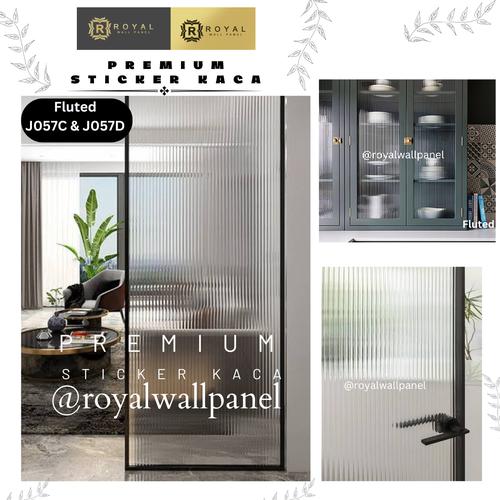 Jual STICKER KACA MORU ROYAL REEDED atau FLUTED PREMIUM - J059 ...