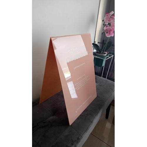 Jual Akrilik Standing Segitiga Papan Nama Toko Berdiri di Jalan - Hijau ...