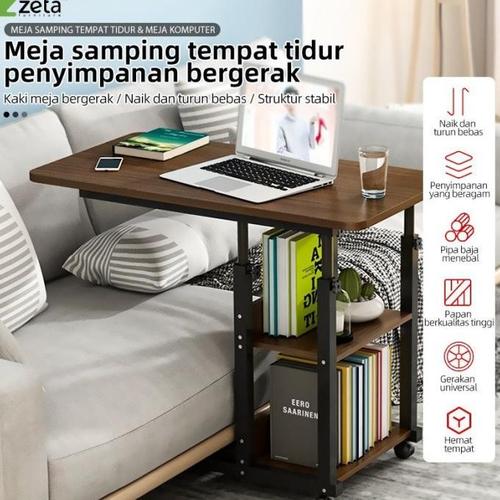 Jual MEJA LAPTOP RODA STANDING DESK ADJUSTABLE MEJA DORONG LIPAT ...