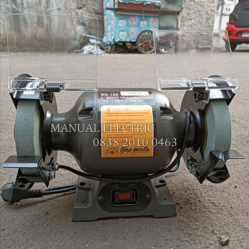 Jual Electric Bench Grinder 6 Inch Tjap Mata BG 150 Mesin Gerinda Duduk 6" - Jakarta Barat ...