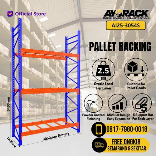 Promo RAK PALET 2.5 TON AYORACK AI25-3054S W12 TINGGI 5.4 METER - RACK ...