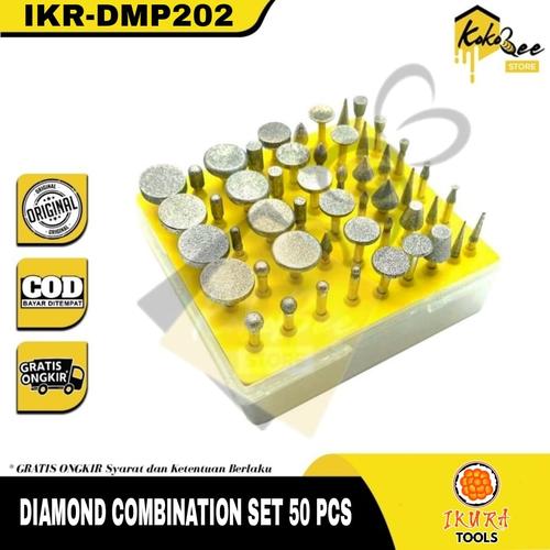 Jual IKURA TOOLS Diamond Mounted Point Set 50pcs - Mata Gerinda Die ...