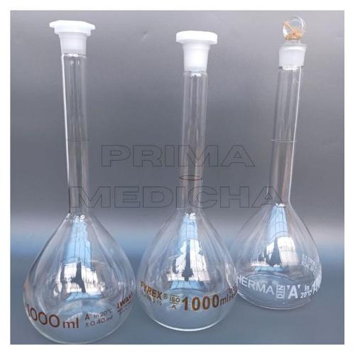 Jual Labu Ukur 1000 ML / Labu Takar 1 L / Volumetric Flask - IWAKI ...
