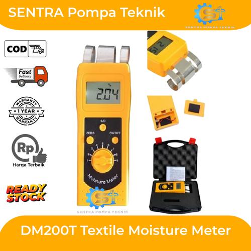 Jual DM200T Portable Digital Textile Moisture Meter ukur kain kapas ...
