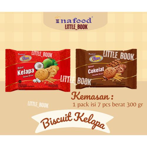 Jual Okebis Biskuit Kelapa | Biskuit Coklat 300 gram inafood 1 pack isi ...
