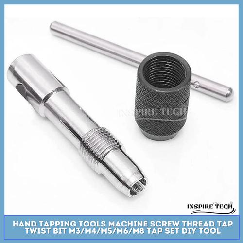 Promo Hand Tapping Tools Machine Screw Thread Tap Twist Bit M3/M4/M5/M6 ...