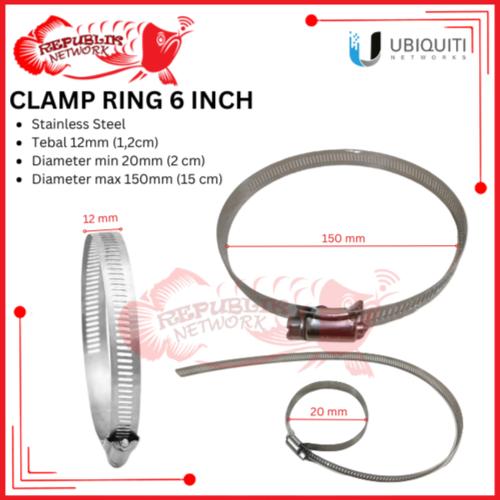 Jual Klemring 6 Inchi dan 9 inchi Pengikat ODP klem ring Clamp Selang ...