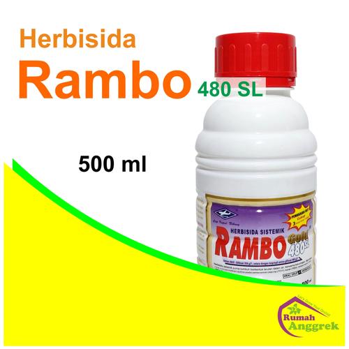Jual Herbisida Rambo Gold 480 SL 500 ml Cap Kapal Terbang obat racun ...