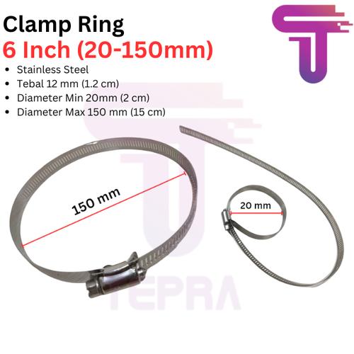 Jual Klemring 6 Inchi dan 9 inchi Pengikat ODP klem ring Clamp Selang ...
