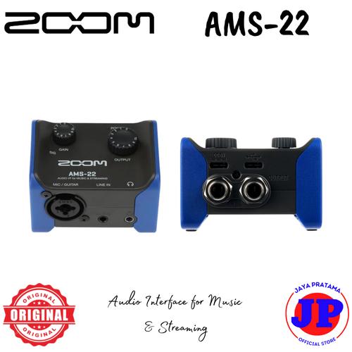Jual Zoom AMS22 USB Audio Interface Music & Streaming Original AMS-22 - Jakarta Pusat ...