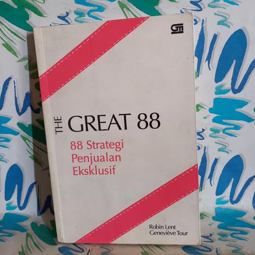 Jual original Buku The Great 88 88 Strategi Penjualan Eksklusif Robin ...