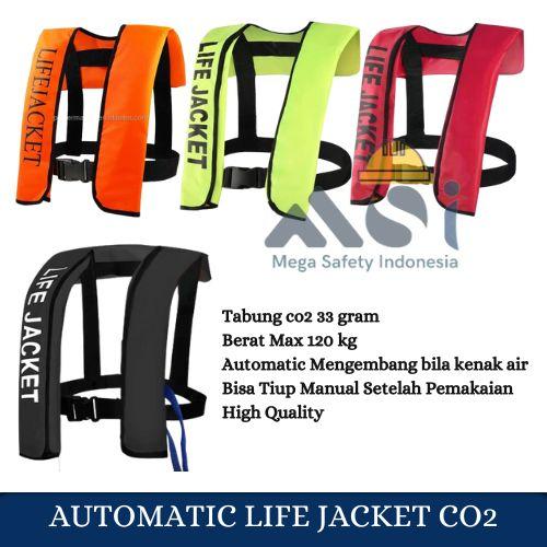 Promo Inflatable Life Jacket Pelampung Automatic Co2 / Life Jacket ...