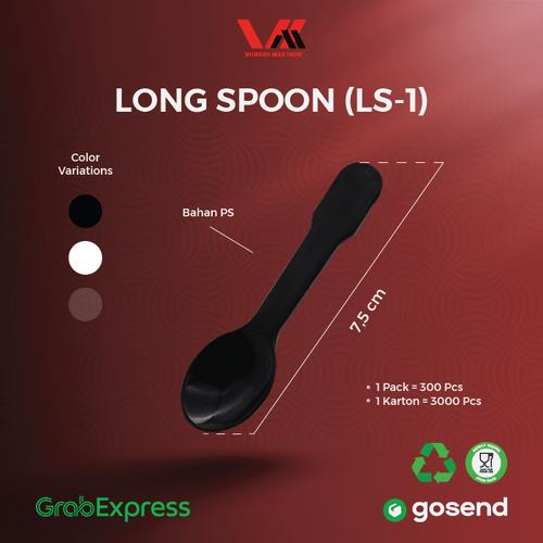 Jual Sendok Plastik Mini/ Sendok Es Cream/ Pudding/ Agar - isi 300pcs ...