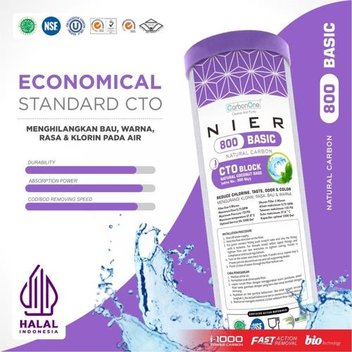 Jual NIER BASIC CTO - Cartridge Filter Air CTO 20" Iodine 800 Mg/g - Jakarta Barat - Crownfilter ...