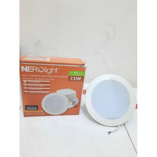 Jual Lampu Downlight LED 12 Watt Nerolight 6 in General Recessed ...