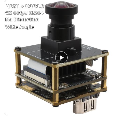 Jual ELP 4K 60fps Wide Angle No Distortion HDMI Camera 3840x2160 IMX415 ...