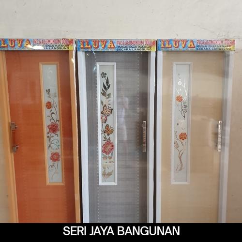 Jual Pintu Kamar Mandi Kaca Samping Plastik PVC Bahan Tebal ILUVA ...