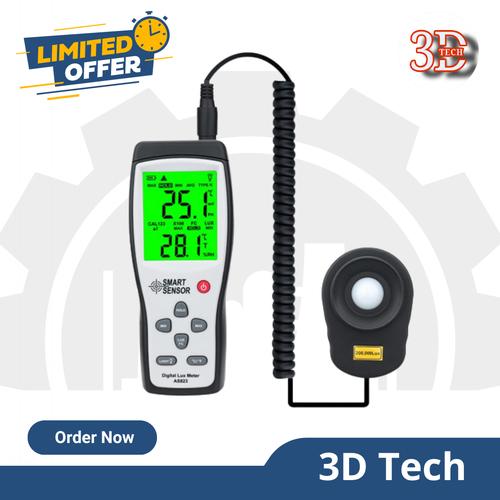 Jual Lux Meter Smart Sensor AS823 Sertifikat Kalibrasi Light Tester AS ...