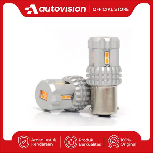 Jual Lampu Sein LED S25 1156 BA15S 12-3020SMD 12V 12Watt Yellow - Kota Bandung - Official ...