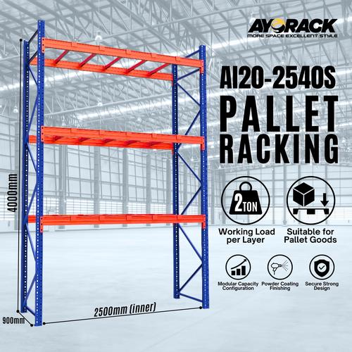 Promo RAK PALET 2 TON AYORACK AI20-2540S W12 4 METER - RACK PALLET ...